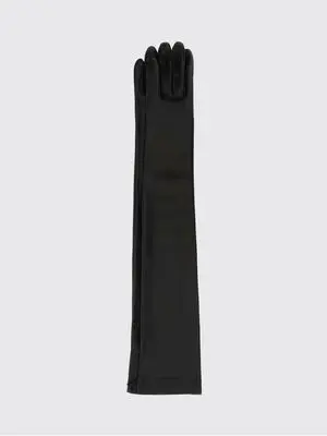 Balenciaga Leather Gloves - Black