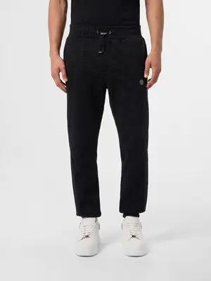 Philipp Plein Textured Jogger Pants - Black