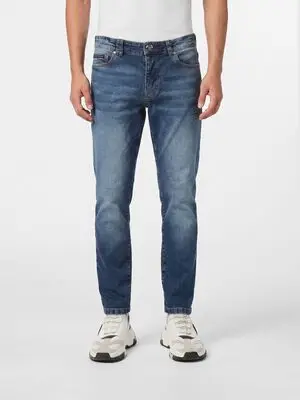 Philipp Plein Skinny Fit Jeans In Stretch - Denim