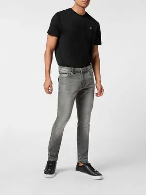 Philipp Plein Skinny Fit Jeans In Stretch