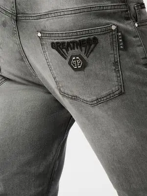 Philipp Plein Skinny Fit Jeans In Stretch
