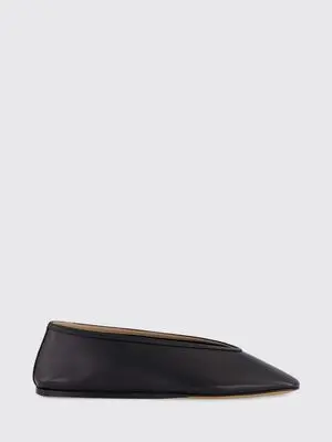 Le Monde Beryl Lamb Leather Ballerinas - Black