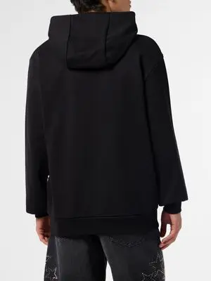 Philipp Plein Cotton Hoodie With Graphic Print