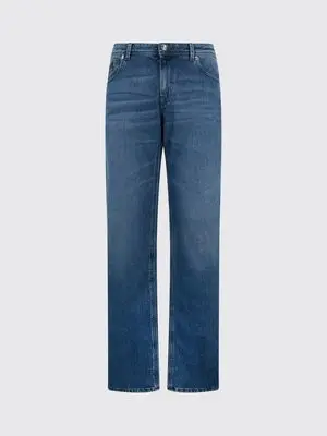 BILLIONAIRE Straight Leg Stretch Denim Jeans - Turquoise