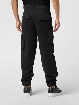 Philipp Plein Cotton Cargo Trousers