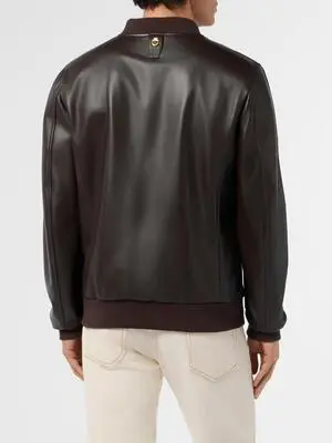 BILLIONAIRE Nappa Leather Bomber Jacket