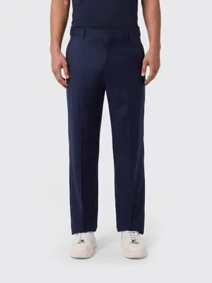 BILLIONAIRE Virgin Wool Tailored Trousers - Navy