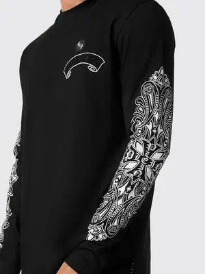 Philipp Plein Printed Cotton T-shirt - Black