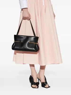 Givenchy Leather Clutch With Gold Tone Detail