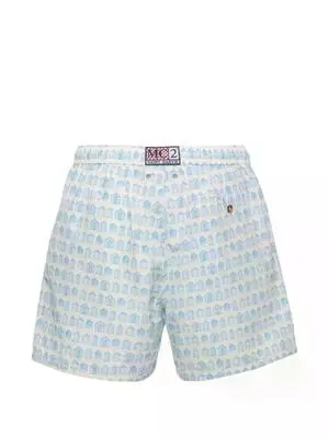 MC2 SAINT BARTH Beach Hut Print Swim Shorts