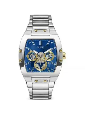 Guess Logo Detail Watch - Blue
