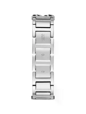 Guess Rectangular Face Watch With Crystal Embellished Bracelet