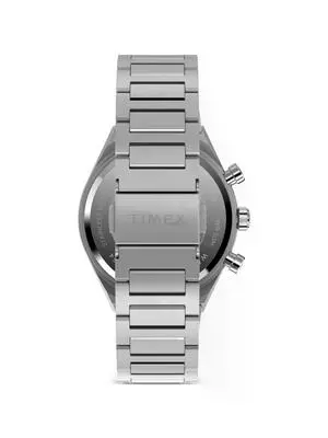 Timex® Q Continental Chronograph Watch - Silver