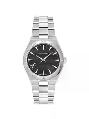 FERRAGAMO Vega 40mm Watch - Black