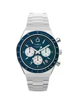 Timex® Q Diver Inspired 40mm Chronograph Watch - Blue