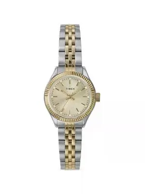 Timex® Legacy Fluted Bezel 25mm Watch - Gold