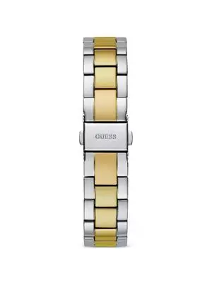 Guess Mist 35mm Watch With Crystal Embellished Bezel
