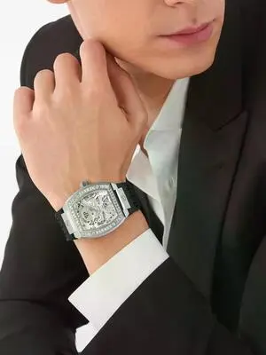 Philipp Plein The Skeleton 44mm Watch - Silver