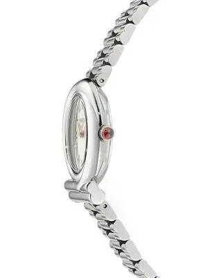 FERRAGAMO Gancini Twisted 28mm Watch - Silver