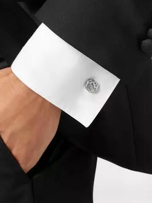 Philipp Plein Plein Icon Hexagon Cufflinks