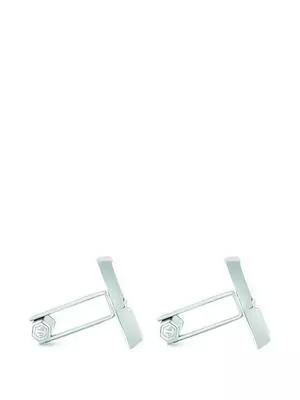 Philipp Plein Plein Icon Hexagon Cufflinks