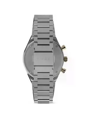 Timex® Q Chronograph 40mm Stainless Steel Watch