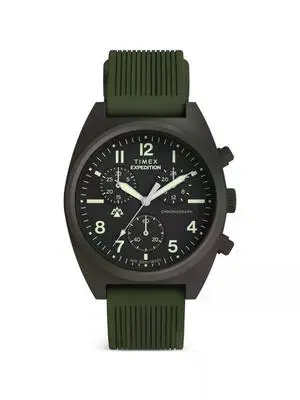 Timex® Expedition Capstone 41mm Chronograph Watch - Black