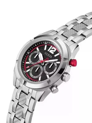 Guess Resistance 44mm Chronograph Watch - Black