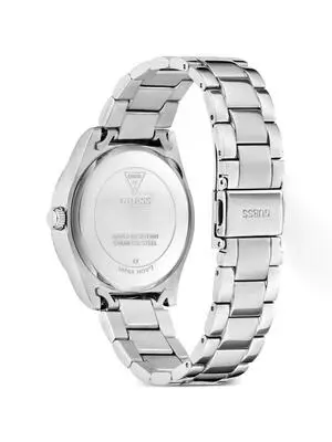 Guess Luna 36mm Watch With Fluted Bezel