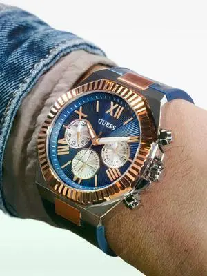 Guess Coin Edge Bezel 44mm Watch