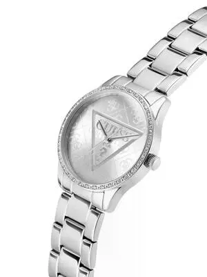 Guess Roxy 36mm Watch With Crystal-encrusted Bezel