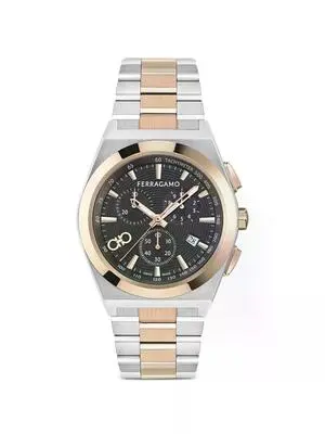 FERRAGAMO Vega Upper East Chrono Watch - Black