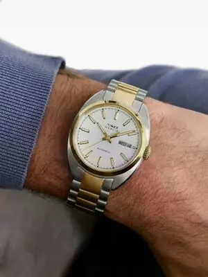 Timex® Marlin 37mm Automatic Watch - White