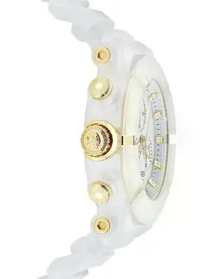 Versace Real Active Chrono 45mm Watch - White