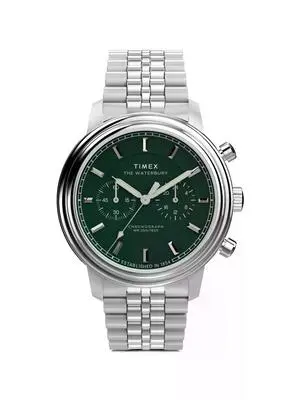 Timex® Waterbury Metropolitan Chronograph 41mm Watch - Green