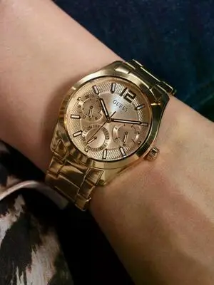 Guess Zoe 36mm Watch - Gold