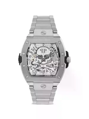 Philipp Plein The $keleton 2.0 Tonneau Watch - Silver