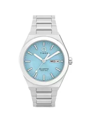 Timex® Continental 39mm Stainless Steel Watch - Blue