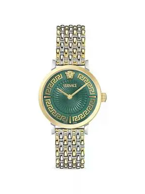 Versace Versace Greca Fortuna Watch Green