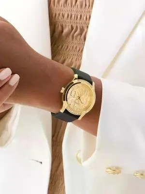 Guess Annette 36mm Watch With Crystal-embellished Bezel