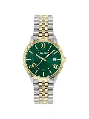 FERRAGAMO Duo 40mm Watch - Green