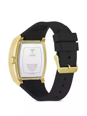 Guess Logo Detail 43mm Watch - Gold