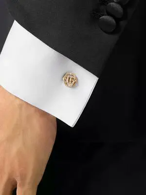 Philipp Plein Plein Icon Cufflinks - Gold