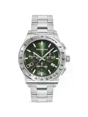 FERRAGAMO Kz-1927 Chronograph Watch - Green