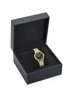 Versace Greca Fortuna 36mm Watch - Black