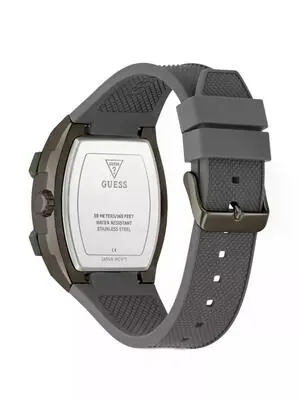 Guess Phoenix 44mm Watch With Textured Silicone Strap