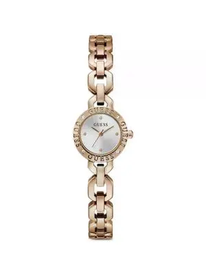 Guess Siren 23mm Watch With Crystal-embellished Indices - Silver