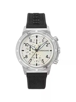 FERRAGAMO Nima Chrono 44mm Watch - White