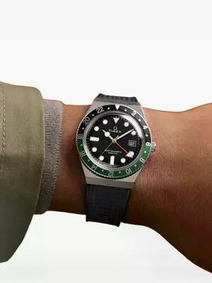 Timex® Q Gmt 38mm Watch - Black