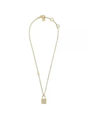Philipp Plein Valentine Padlock Necklace - Gold